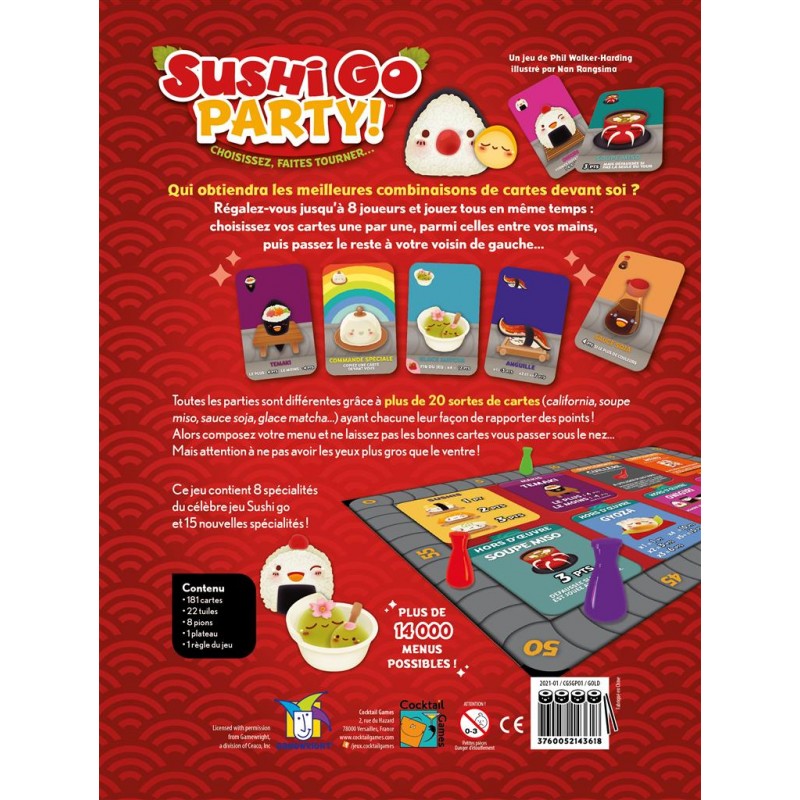 Sushi go party