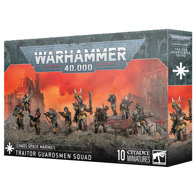 Warhammer 40000 Traitor guardsmen squad